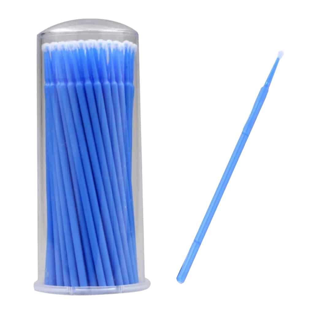 100 x Microbrushstäbchen/Microbrush-Applikator – J&B Lashes